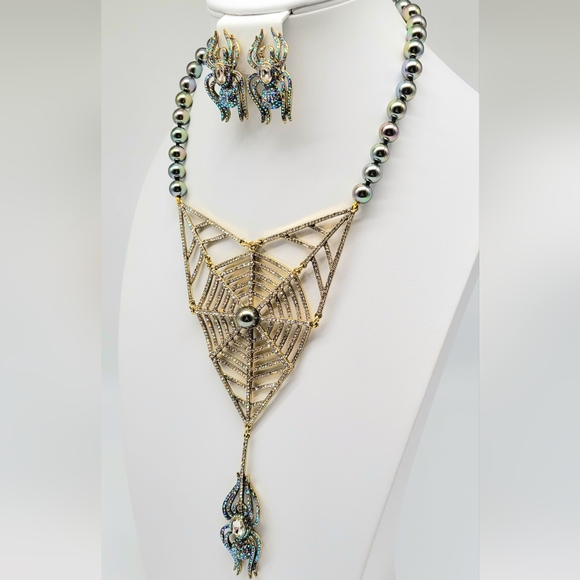 Heidi Daus | Jewelry | Heidi Daus Sticky Fingers Tahitian Pearl And ...